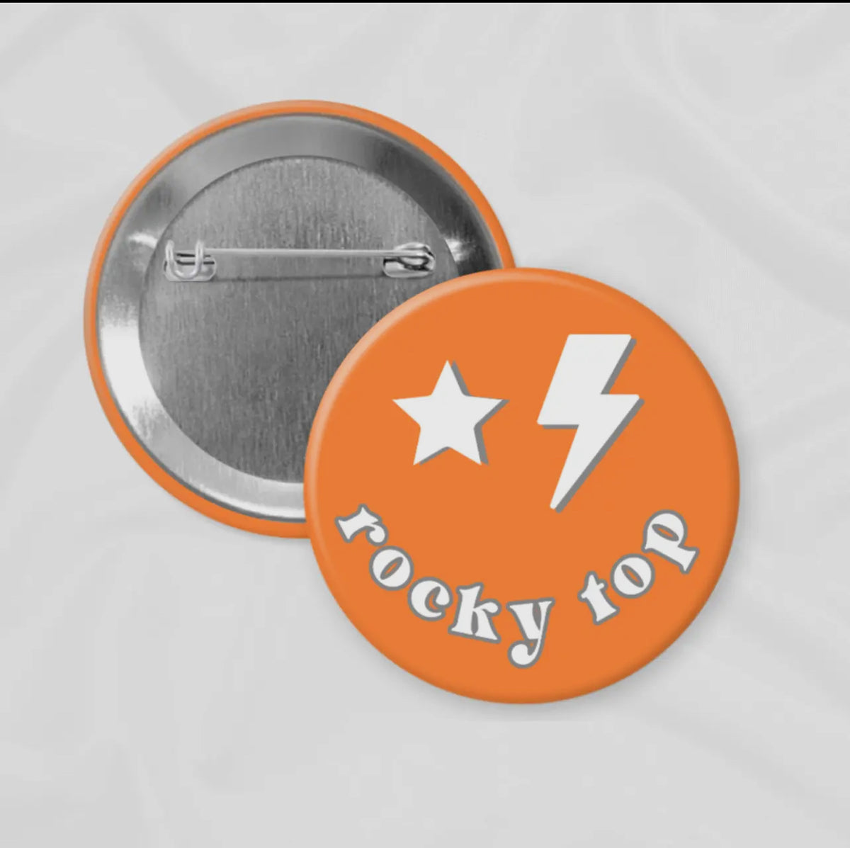 Gameday Drip Button- Rocky Top Smiley – Southern Charm Clothing